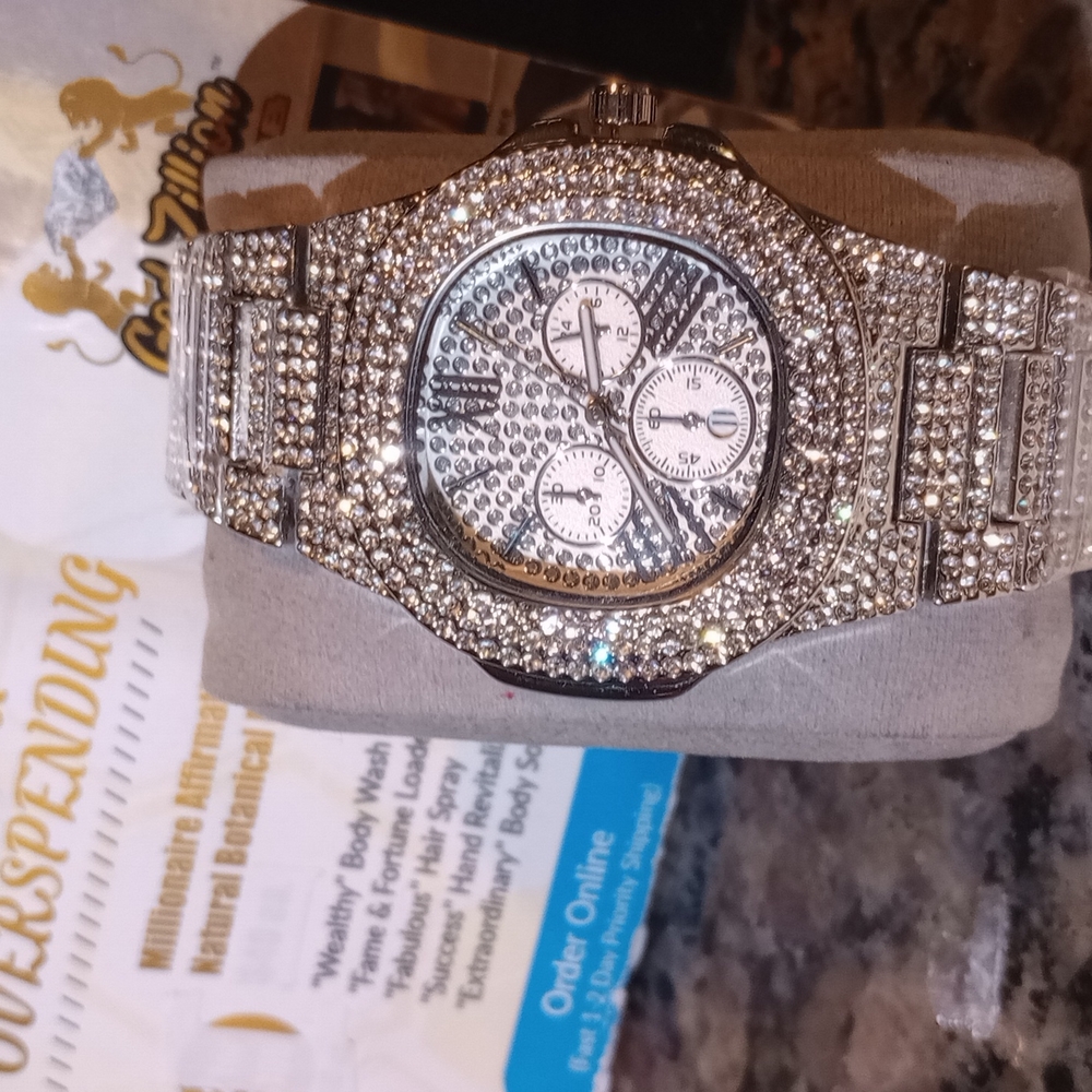 Premium Thick And Heavy Lab Diamond Watch - Gem